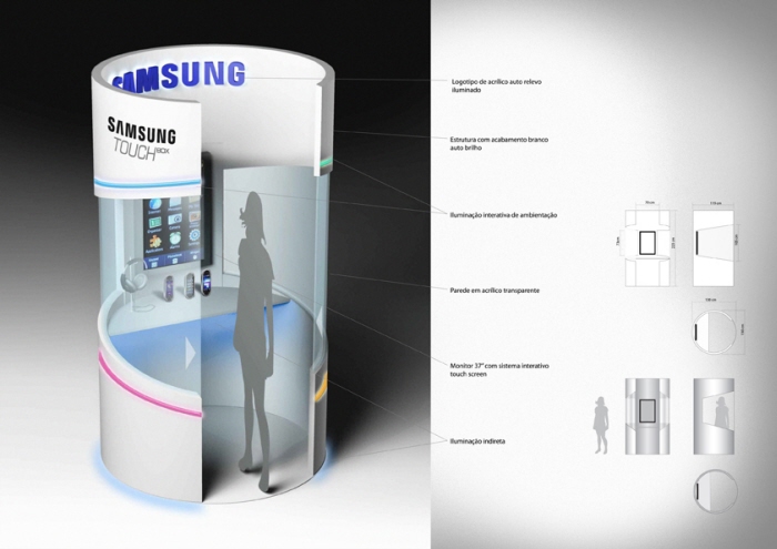 An upload by Rodrigo Fachel on Coroflot: to the project Interactive Display