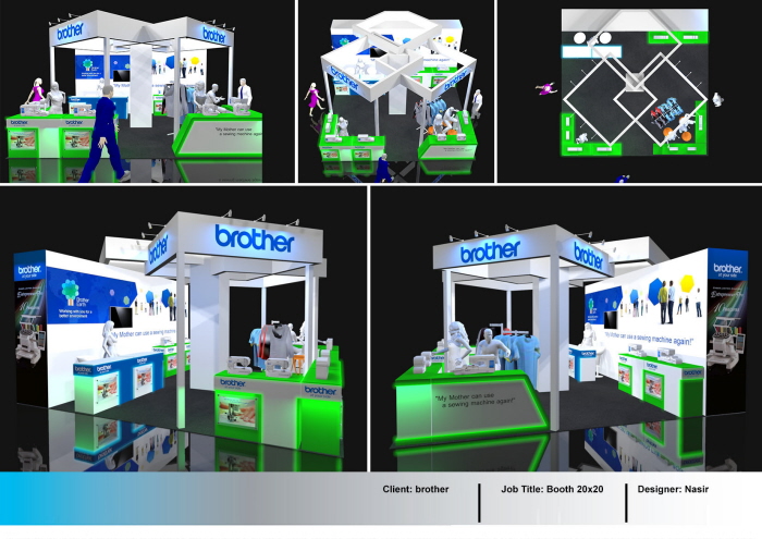 Booth Design by Nasir Uddin at Coroflot.com