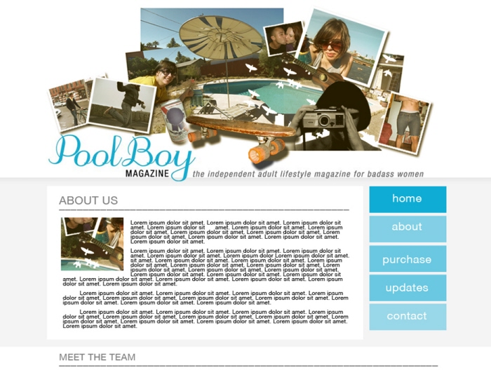 Websites by Blue Coble at Coroflot.com