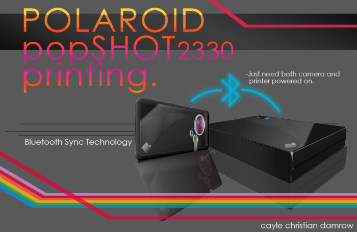 Polaroid popSHOT Camera (user interface design) by cayle christian ...