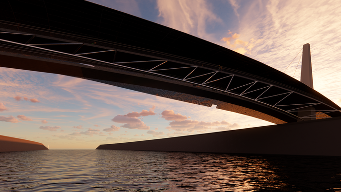 An upload by dougald fountain on Coroflot: to the project multimodal bridge