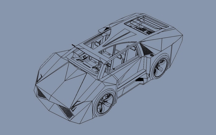 Hybrid Lamborghini CAD work by Salman Anjum at Coroflot.com
