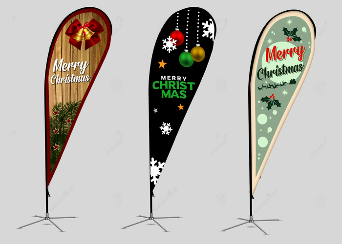 TEARDROP BANNER DESIGN by Jennifer Misterio at Coroflot.com