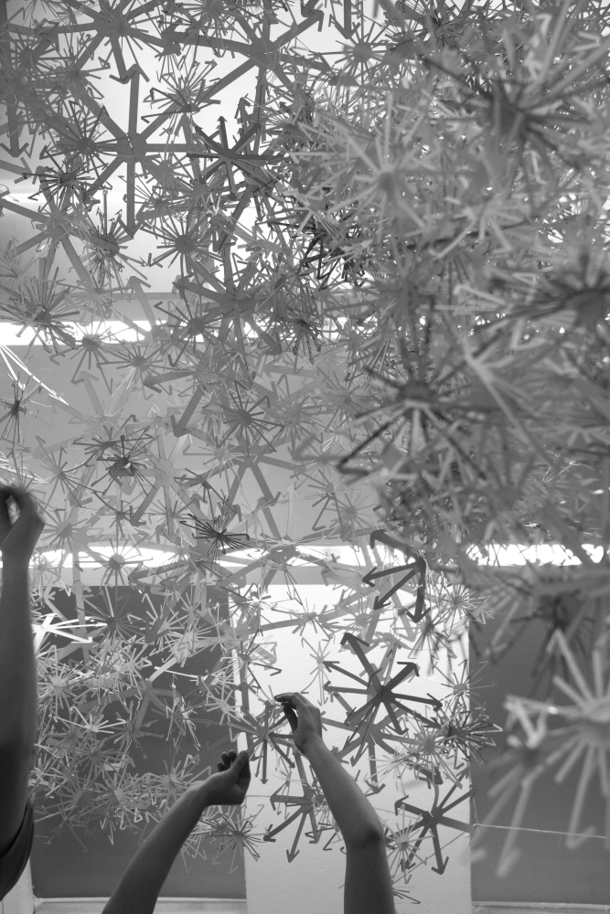 Parametric system to create an heterogeneous space by Alejandro Bonilla ...