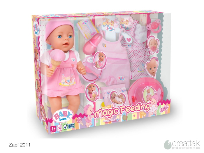 Packaging and graphics for toys and dolls by Creattak product creation ...