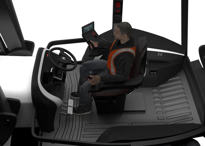 Backhoe Loader Interior Design by arif madanoglu at Coroflot.com