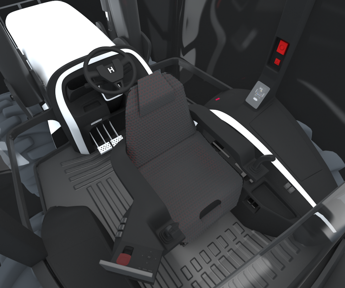 Backhoe Loader Interior Design by arif madanoglu at Coroflot.com