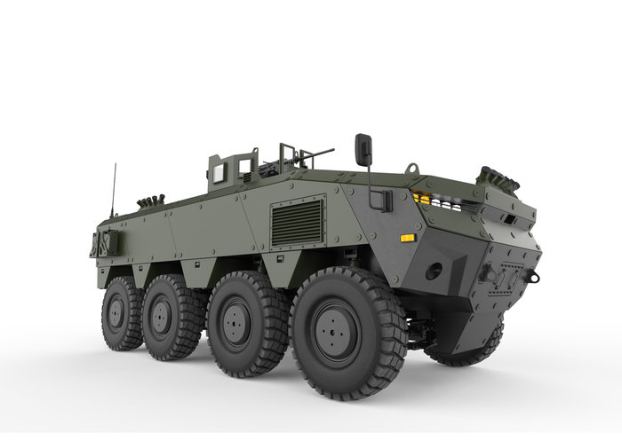 8X8 Armored Military Vehicle by arif madanoglu at Coroflot.com