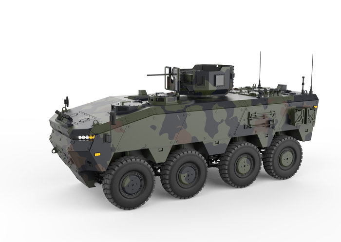 8X8 Armored Military Vehicle by arif madanoglu at Coroflot.com
