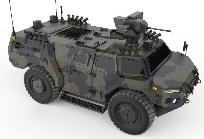 4X4 Armored Military Vehicle by arif madanoglu at Coroflot.com