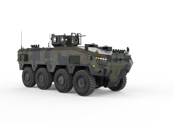 8X8 Armored Military Vehicle by arif madanoglu at Coroflot.com