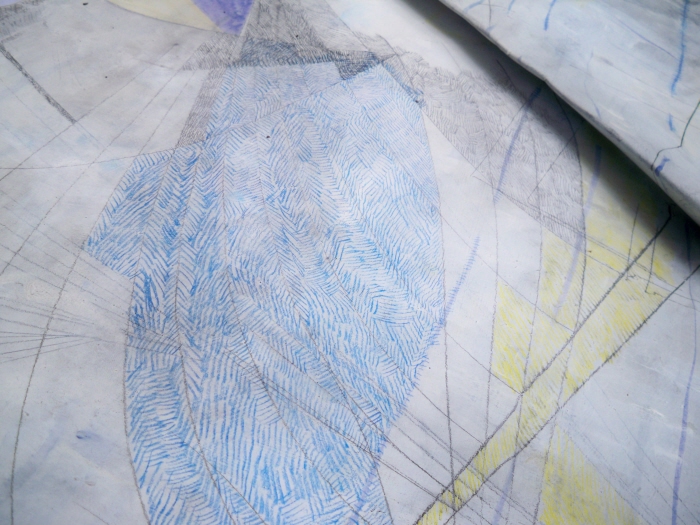 underconstruction linear self-portraiture by Kan Ando at Coroflot.com