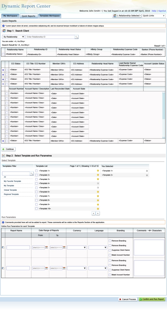 Dynamic Report Center - Report Creation , Management and Template ...