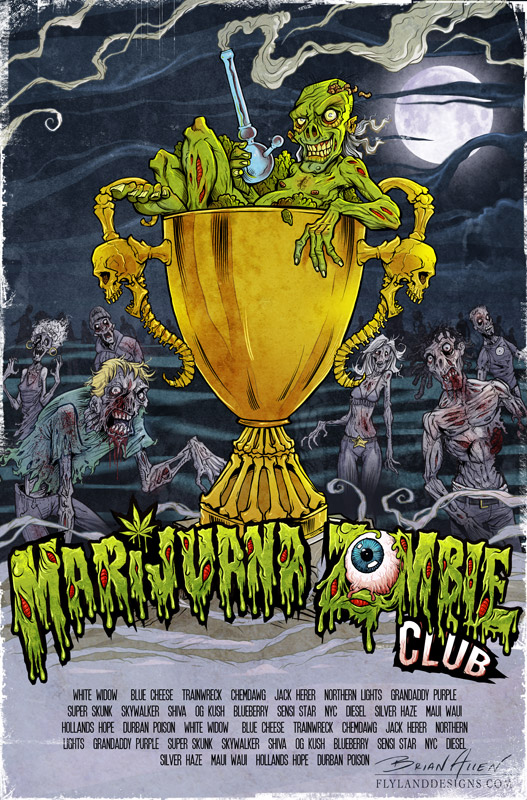 Marijuana Zombie by Brian Allen at Coroflot.com