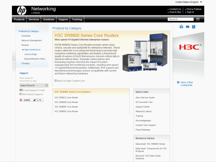 3Com-HP web copy by Geoffrey Kula at Coroflot.com