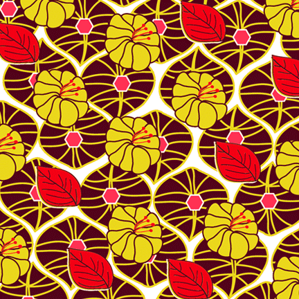 textile repeating pattern by Ray Cheng at Coroflot.com