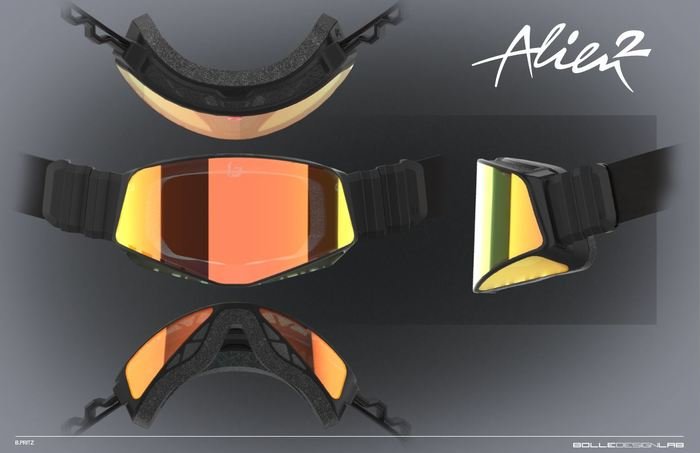 An upload by Benjamin Pritz on Coroflot: to the project ALIEN 2 GOGGLE