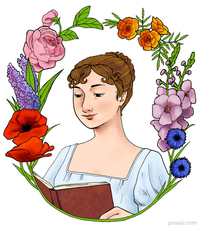 Jane Austen Illustration Series by Jennifer Jermantowicz at Coroflot.com