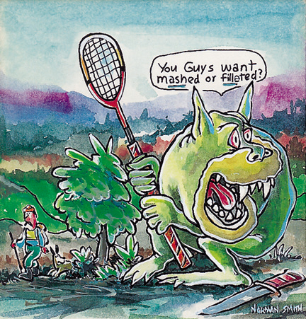 Humorous Illustration by Norman Smith at Coroflot.com
