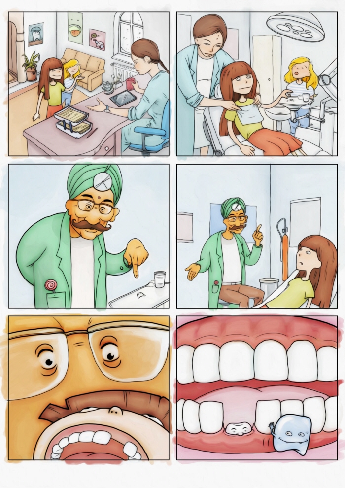 The Dentist / Comic by Cihan Demirkan at Coroflot.com