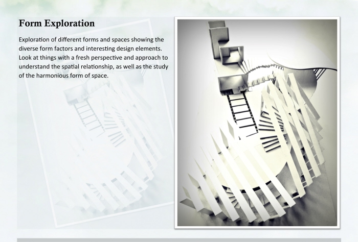 An upload by Zhong Jiamin on Coroflot: to the project Form Exploration