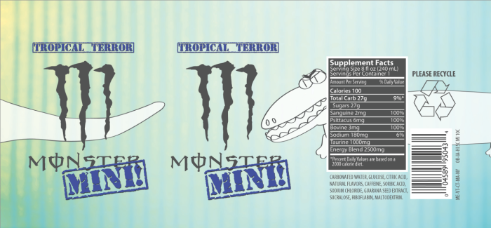 An upload by Sonja Heisey on Coroflot: to the project Monster Rebrand