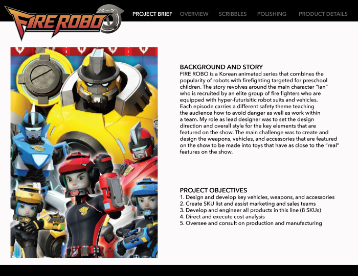 FIREROBO-Steel Fire Brigade by Daniel Kim at Coroflot.com