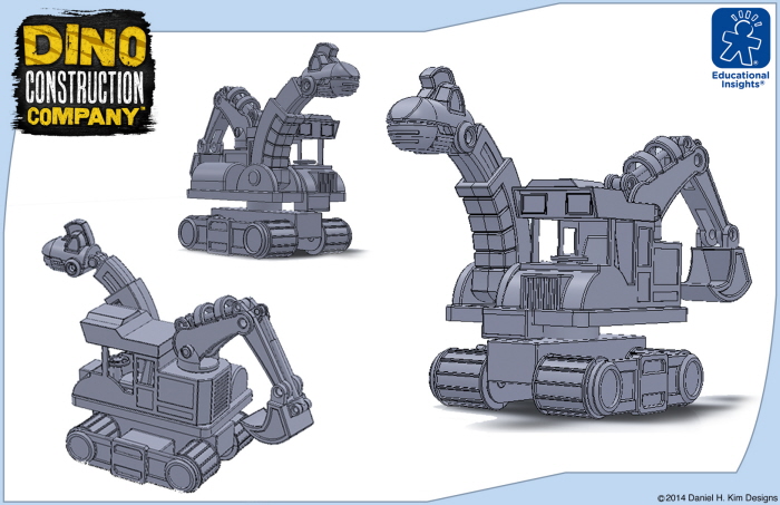 Dino Construction Company by Daniel Kim at Coroflot.com