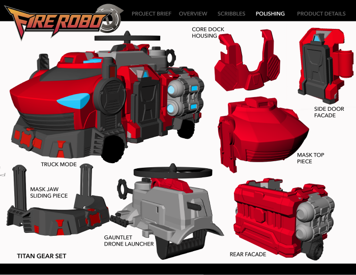 FIREROBO-Steel Fire Brigade by Daniel Kim at Coroflot.com