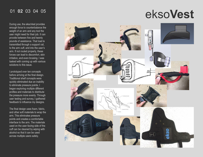 An upload by Kevin Dacey on Coroflot: to the project eksoVest