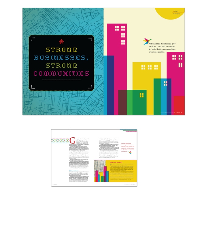 Publication design by Nicole Von Ruden at Coroflot.com