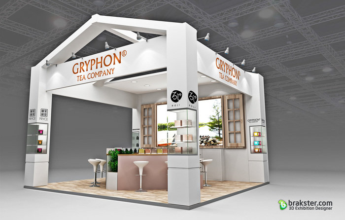 Gryphon Tea Exhibition Booth by Brian Dale Garcia at Coroflot.com