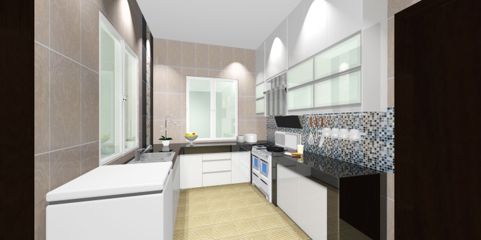 Dry And Wet Kitchen by Made In Kitchen Design Studio at Coroflot.com