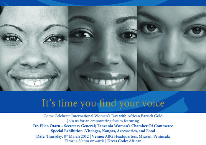 African Barrick Gold - International Women's Day by Kristel Da Silva ...