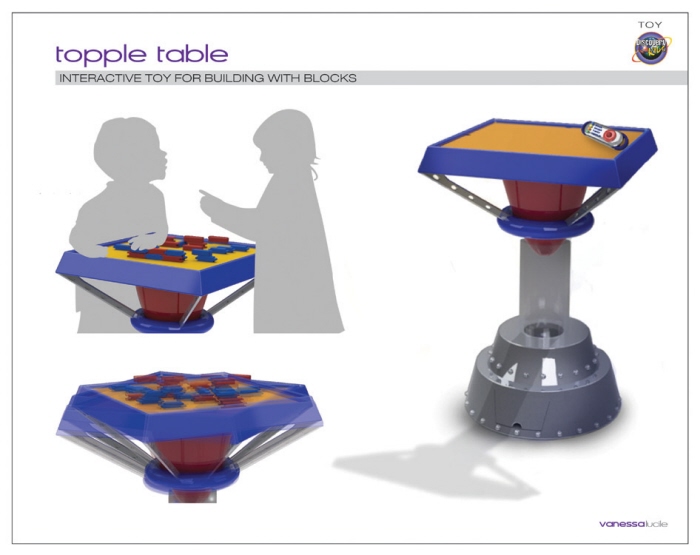 Toy - Topple Table by Vanessa Lucile at Coroflot.com