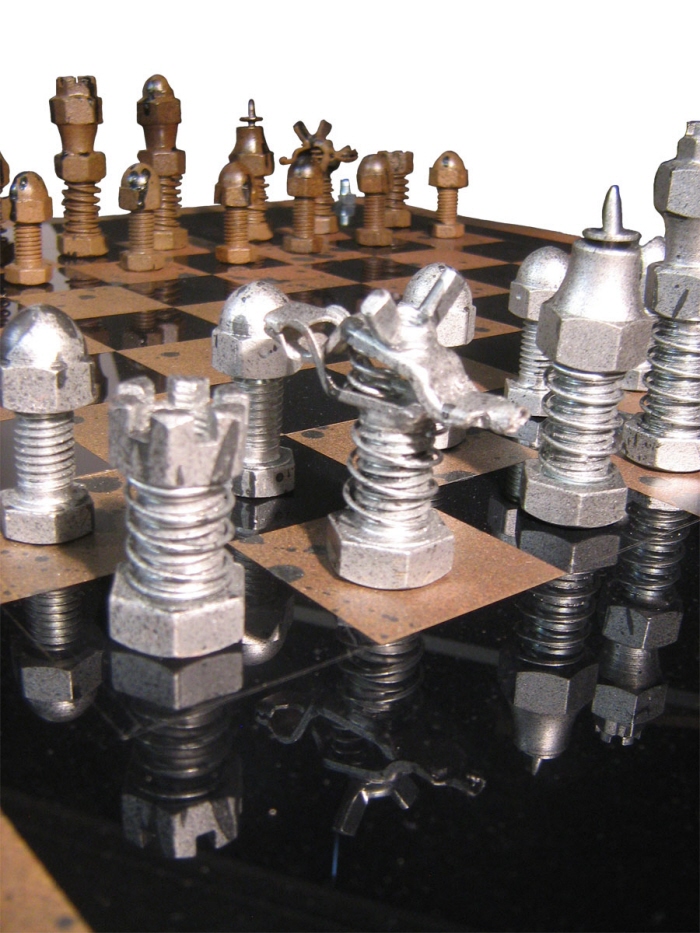 Steampunk Chess Set by Alisha Maxey at Coroflot.com