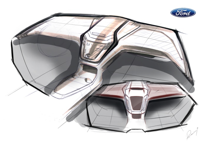 Ford sketches by Ronni Knorre at Coroflot.com