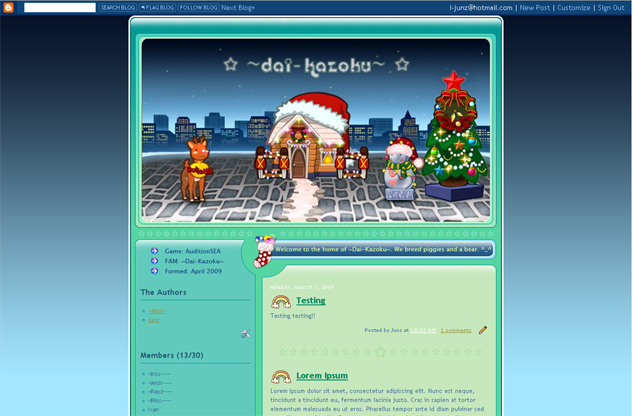 An upload by Yee Jun on Coroflot: to the project Blog Designs