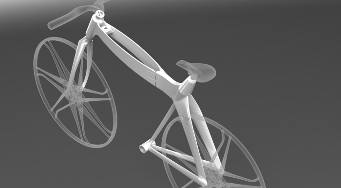 Bike frame design Solidworks and keyshot by Yasunori Fujikawa at ...