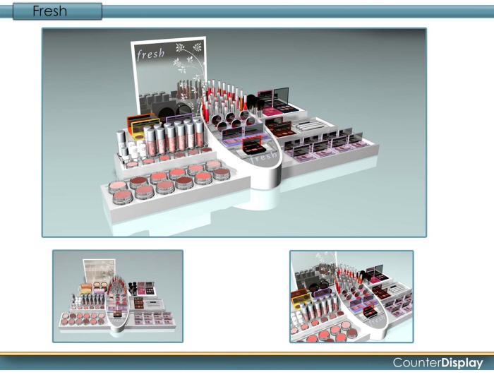 Fresh Cosmetics Tester Unit by Zeev Fleisher at Coroflot.com