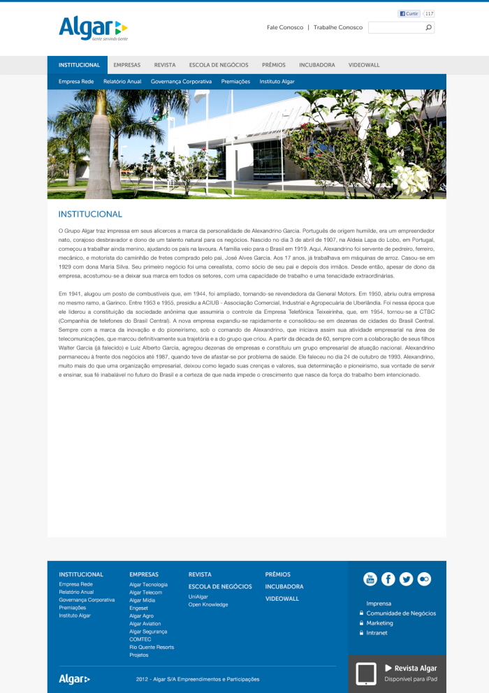 Algar - Nova Identidade Visual by Mario Dias at Coroflot.com