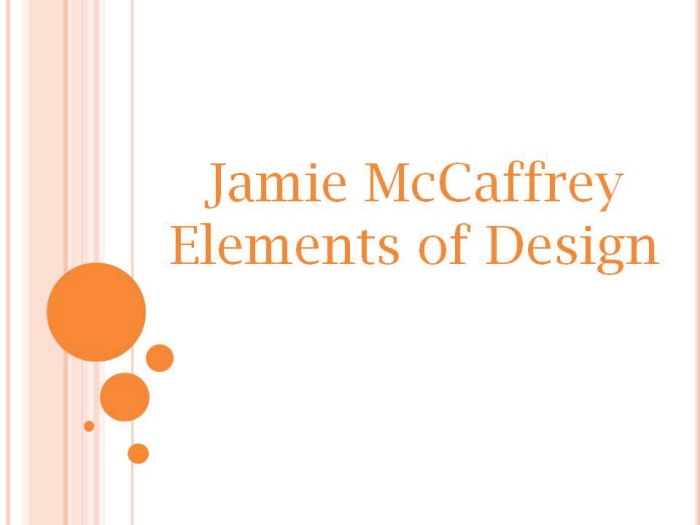 Elements of Design by Jamie McCaffrey at Coroflot.com