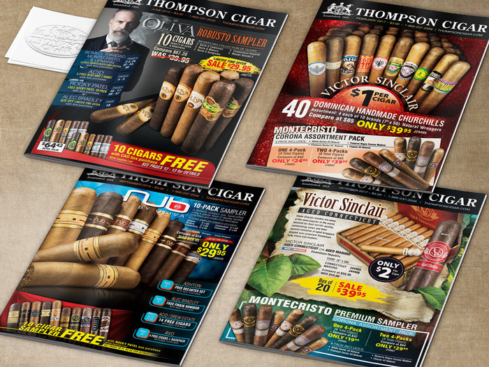 THOMPSON CIGAR INC. -Series of Monthly Catalog Design by Chao-Lan Teng ...