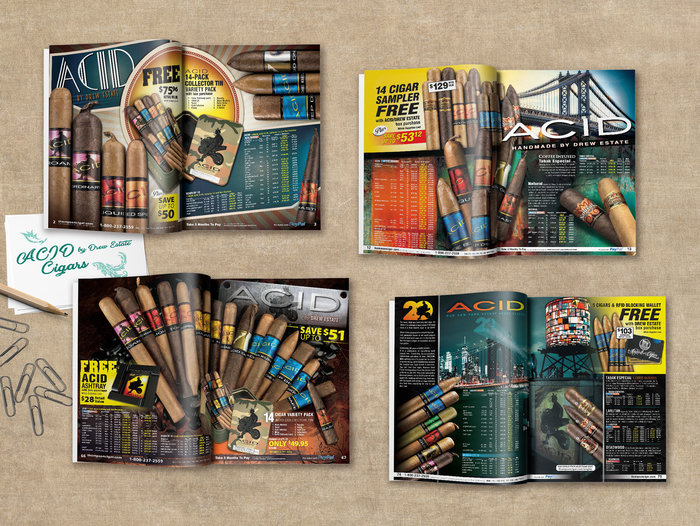 THOMPSON CIGAR INC. -Series of Monthly Catalog Design by Chao-Lan Teng ...