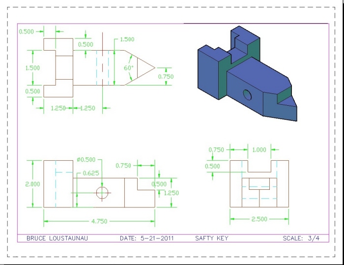 AutoCad 2D-3D Drawings by Bruce Loustaunau at Coroflot.com