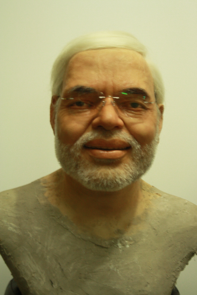 Lager than life size Silicone sculpture of PM Narendra Modi by Dirty ...