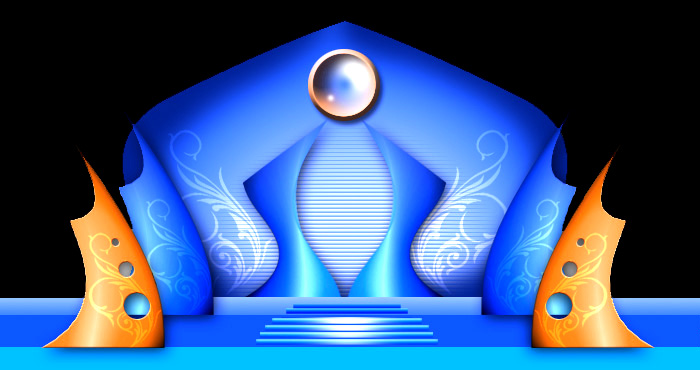 3D objects created in Coreldraw by logo bala at Coroflot.com