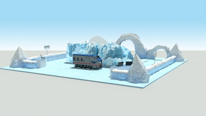 An upload by Brian Bliven on Coroflot: to the project 3D Environments