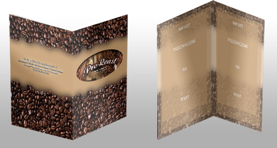 Przykładowy folder reklamowy, okładka by One Oner at Coroflot.com