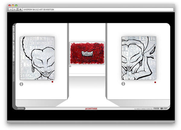 Web - Skribble Studios Art Exhibition by 10 FOLD at Coroflot.com